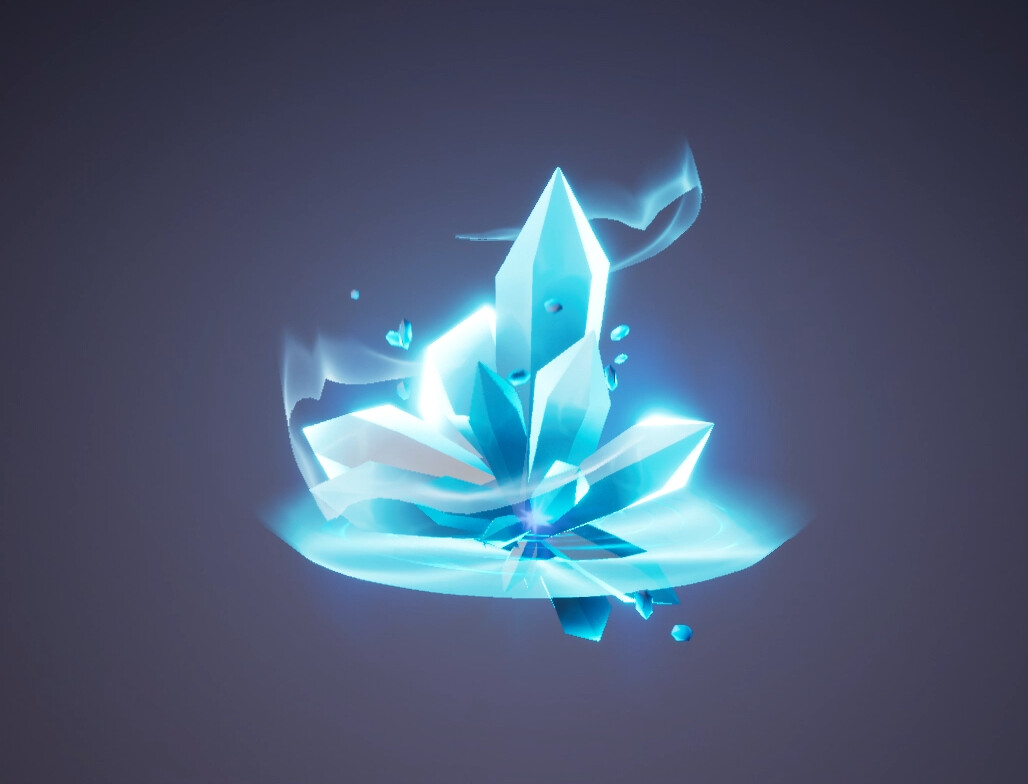 ArtStation - VFX CRYSTAL EXPLOSION