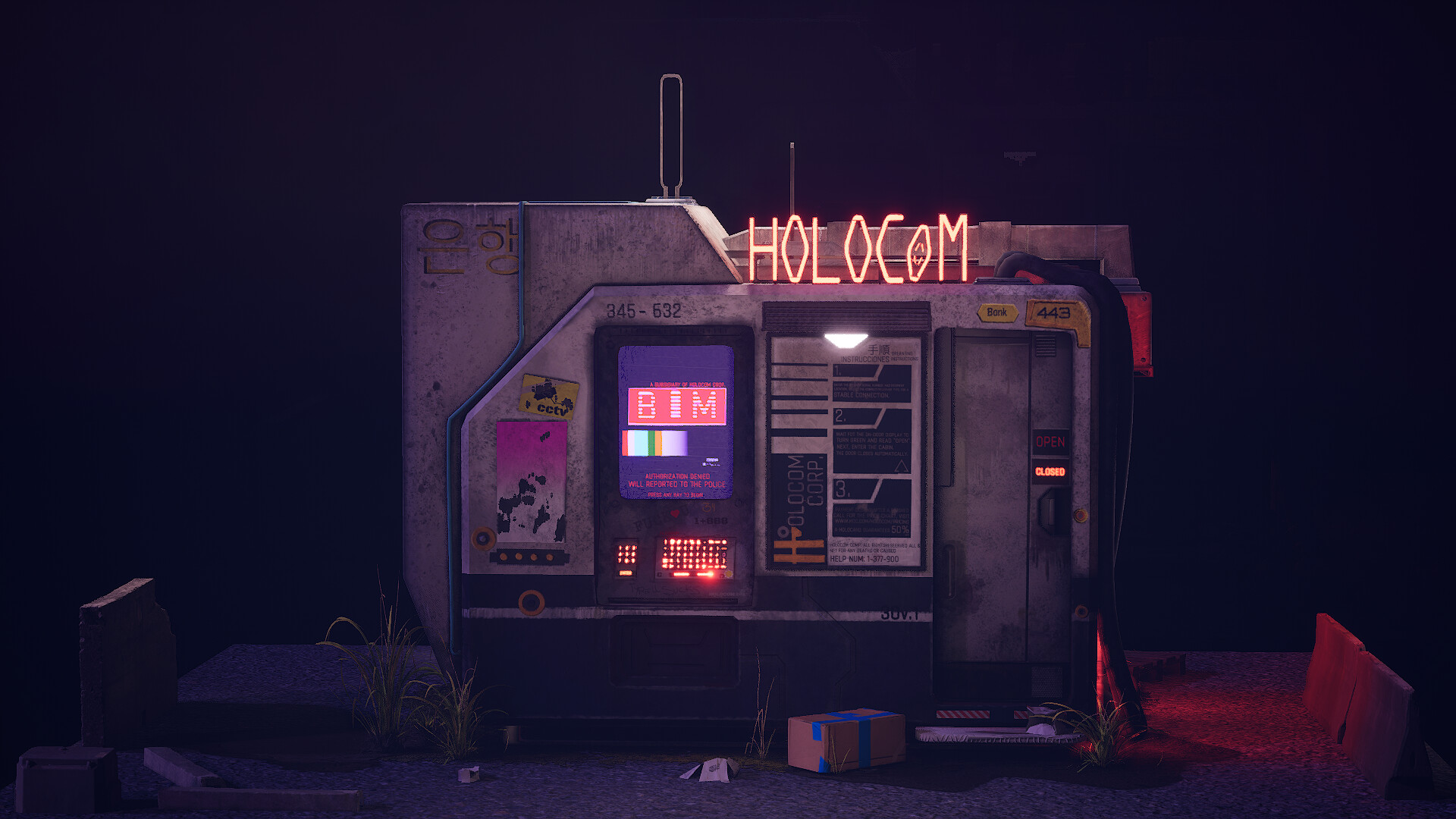 ArtStation - Cyberpunk Holocom