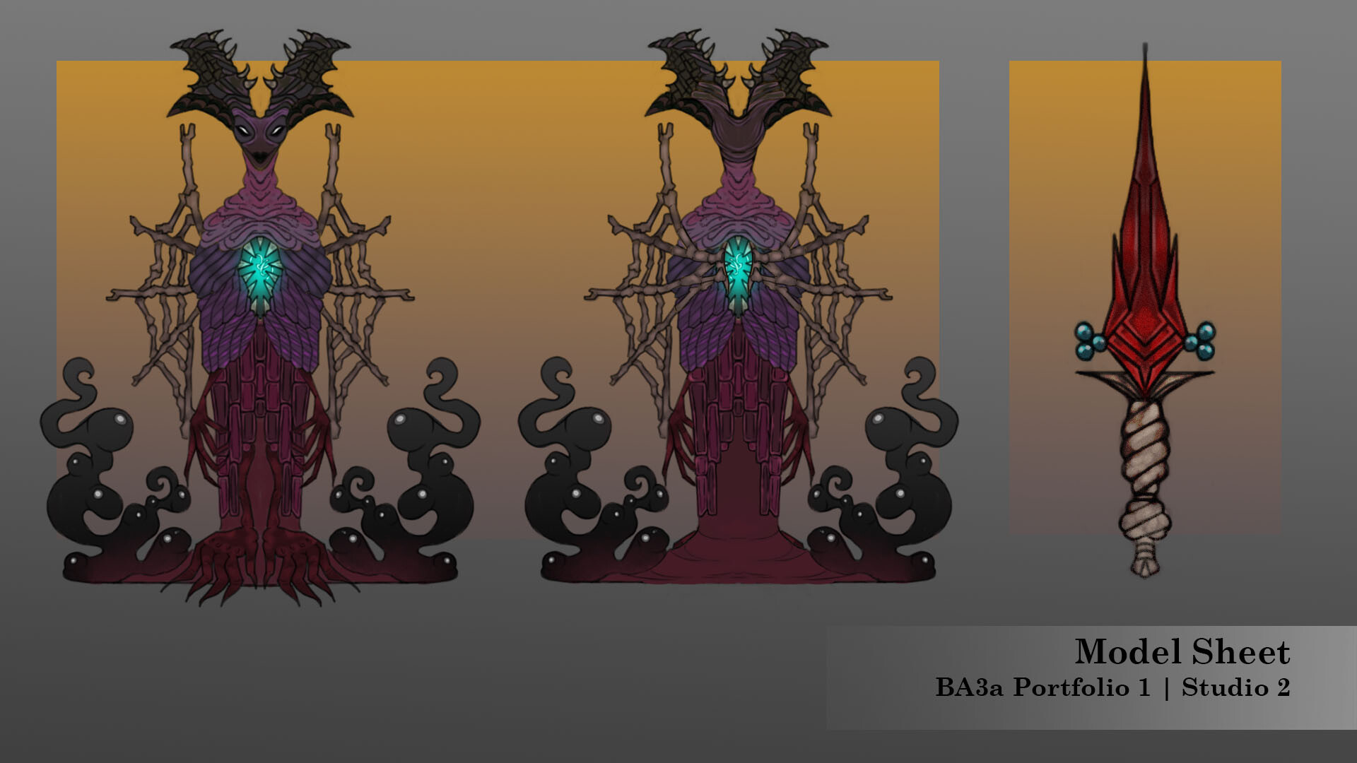 ArtStation - Vampire Monster Design | Studio 2 Focus BA3a