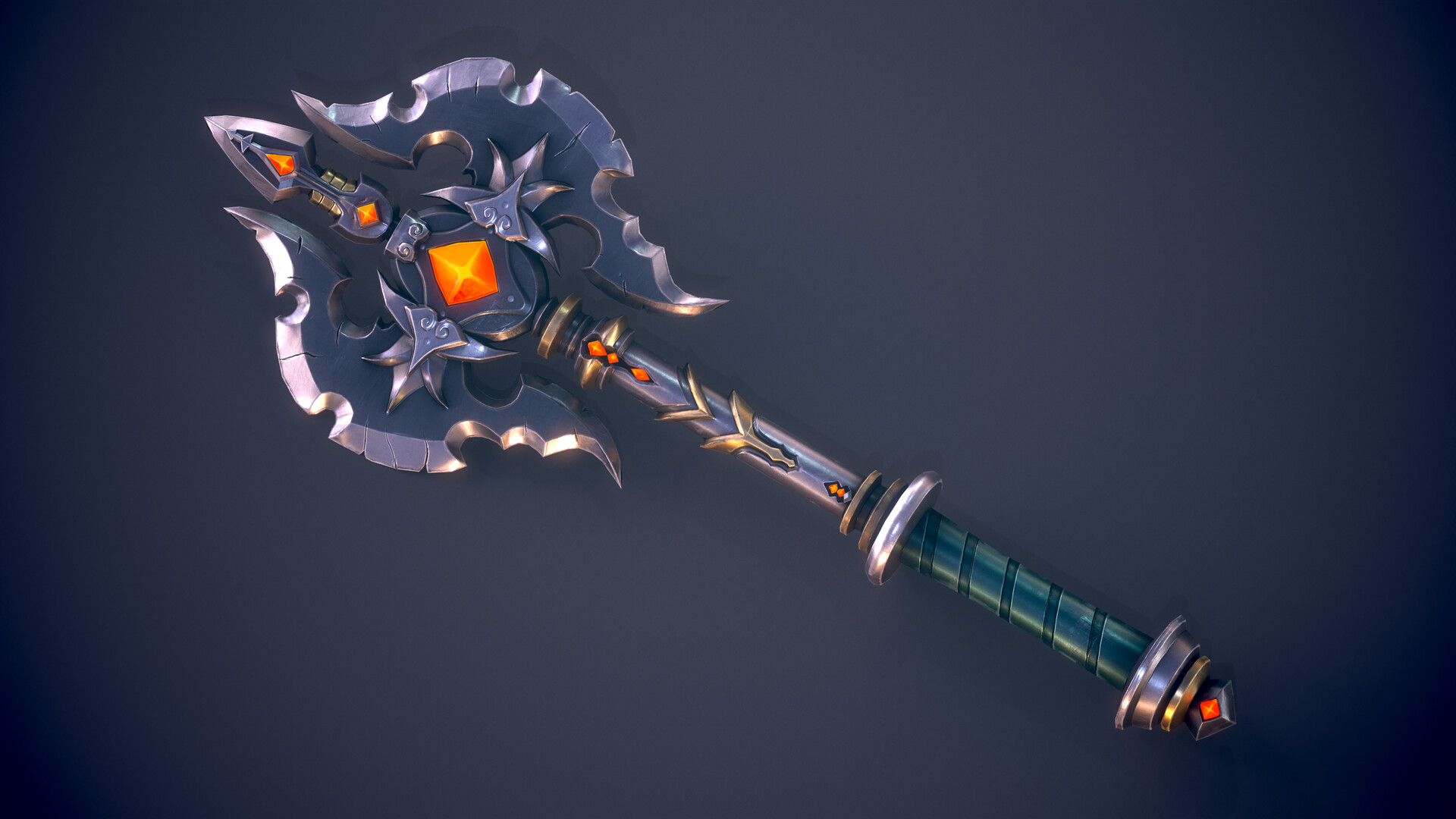 ArtStation - Stylized Axe Weapon