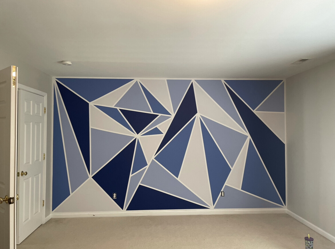 ArtStation - Custom Geometric Mural