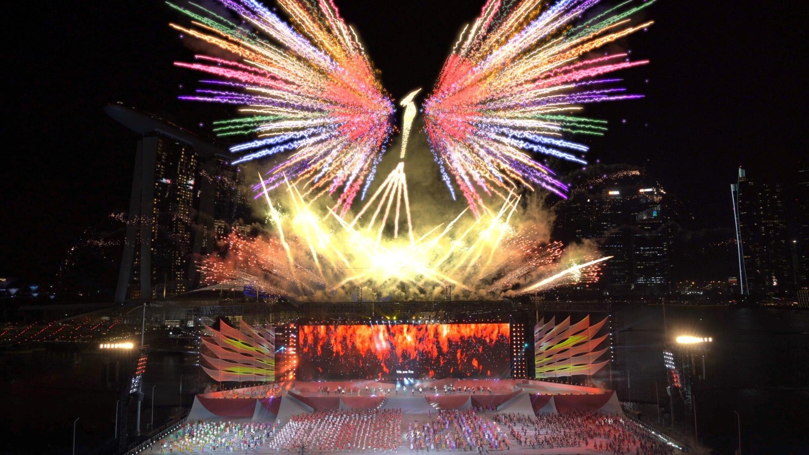 ArtStation - NDP 2022 Phoenix Fireworks