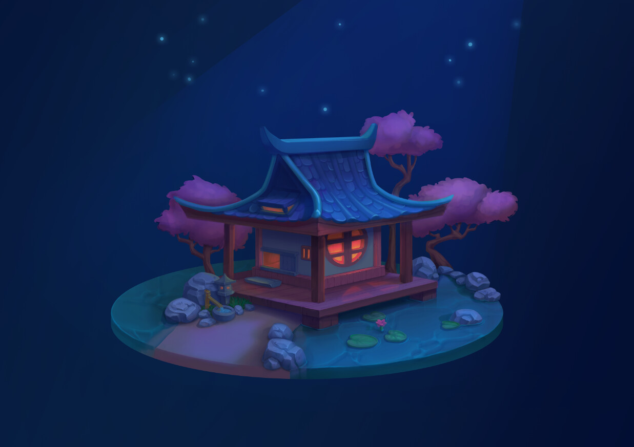 ArtStation - Tea house