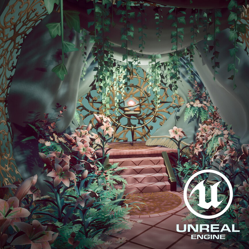 ArtStation - 3D Environment - Unreal Engine 5 | Path to knowledge