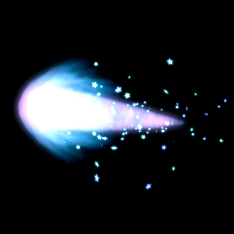 ArtStation - Houdini 'Blazing Star' Thruster Effect
