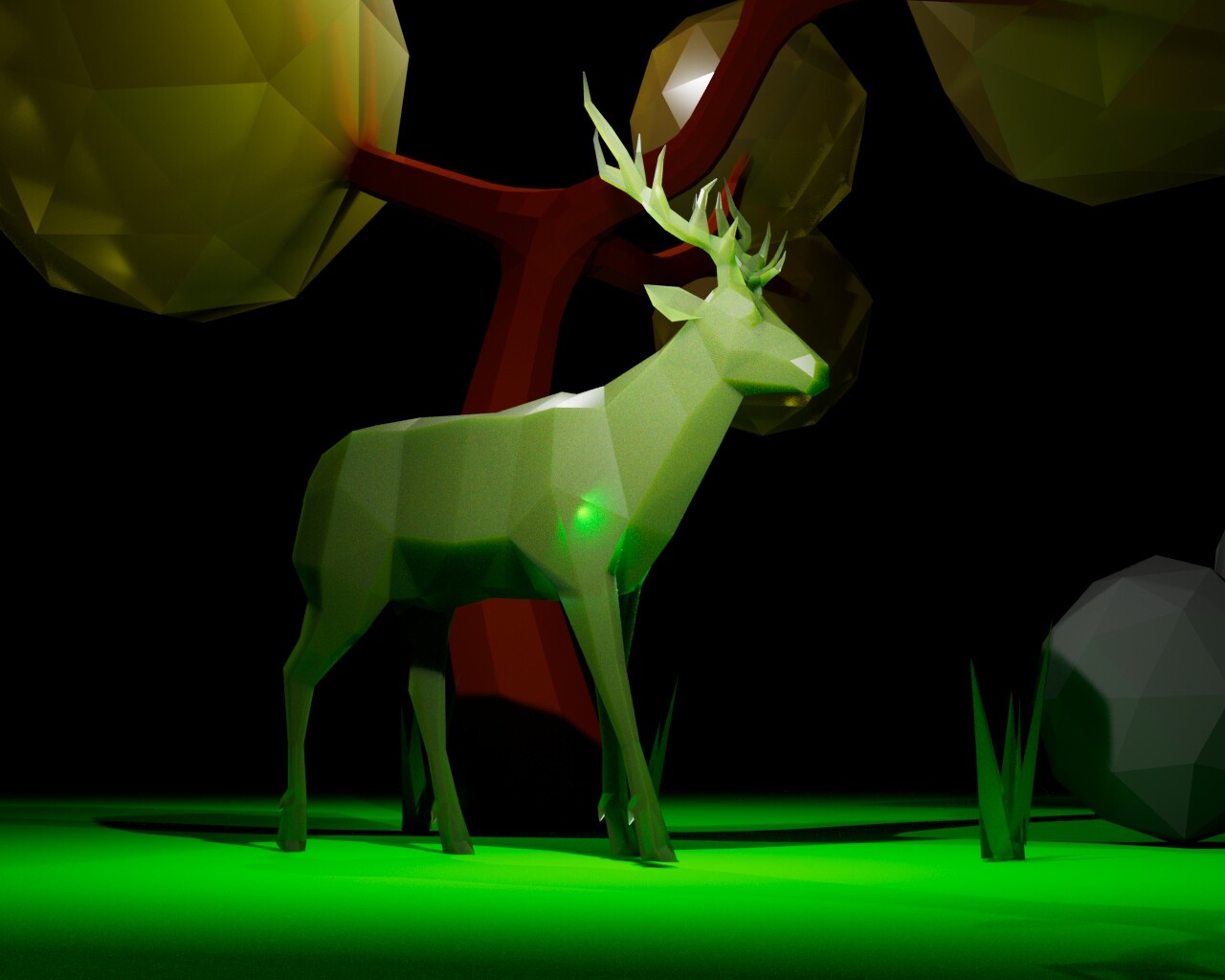 ArtStation - Crystal Deer