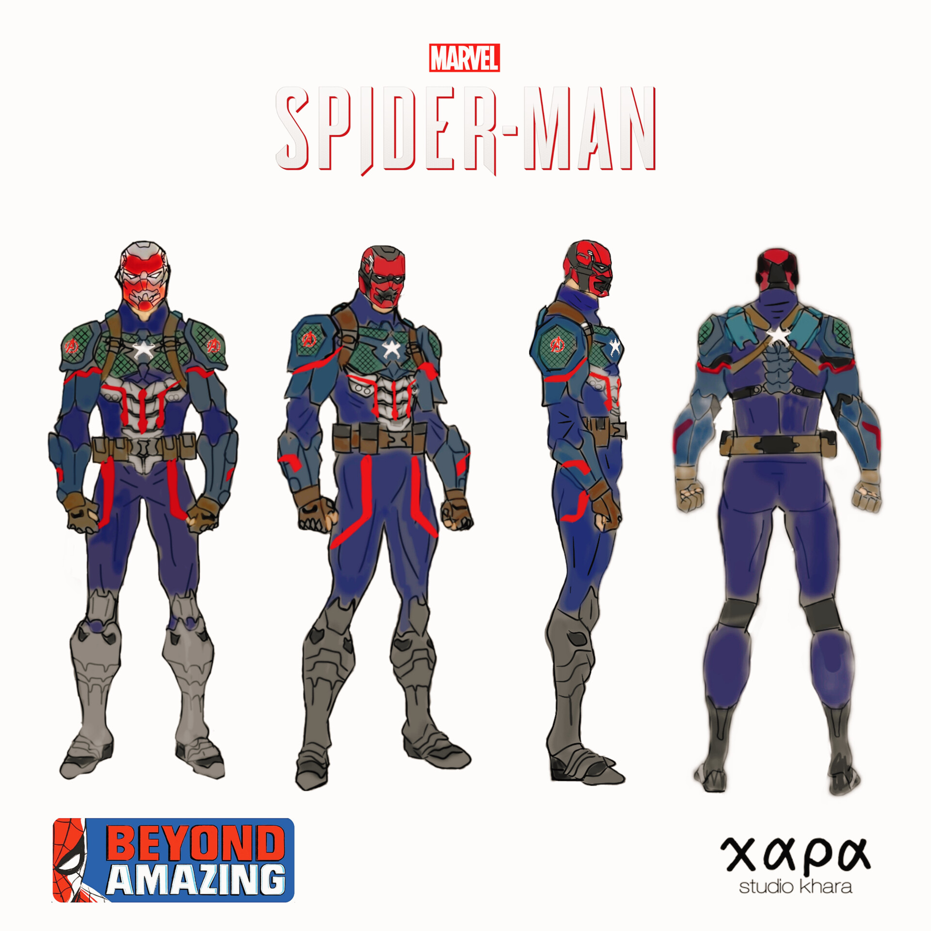 ArtStation - Marvel & studio khara spartan warrior