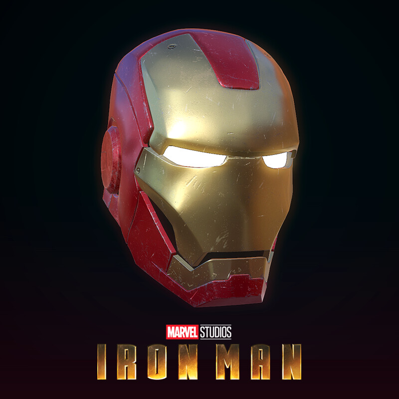 ArtStation - Iron Man helmet