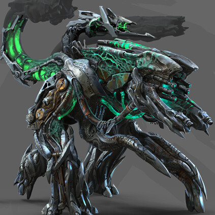 ArtStation - Biomechanical Mech