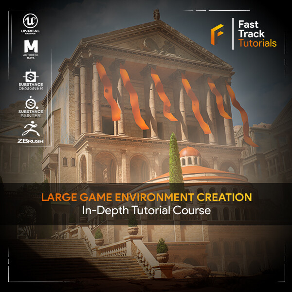 ArtStation - Large Game Environment Creation - In-Depth Tutorial Course [UE5]