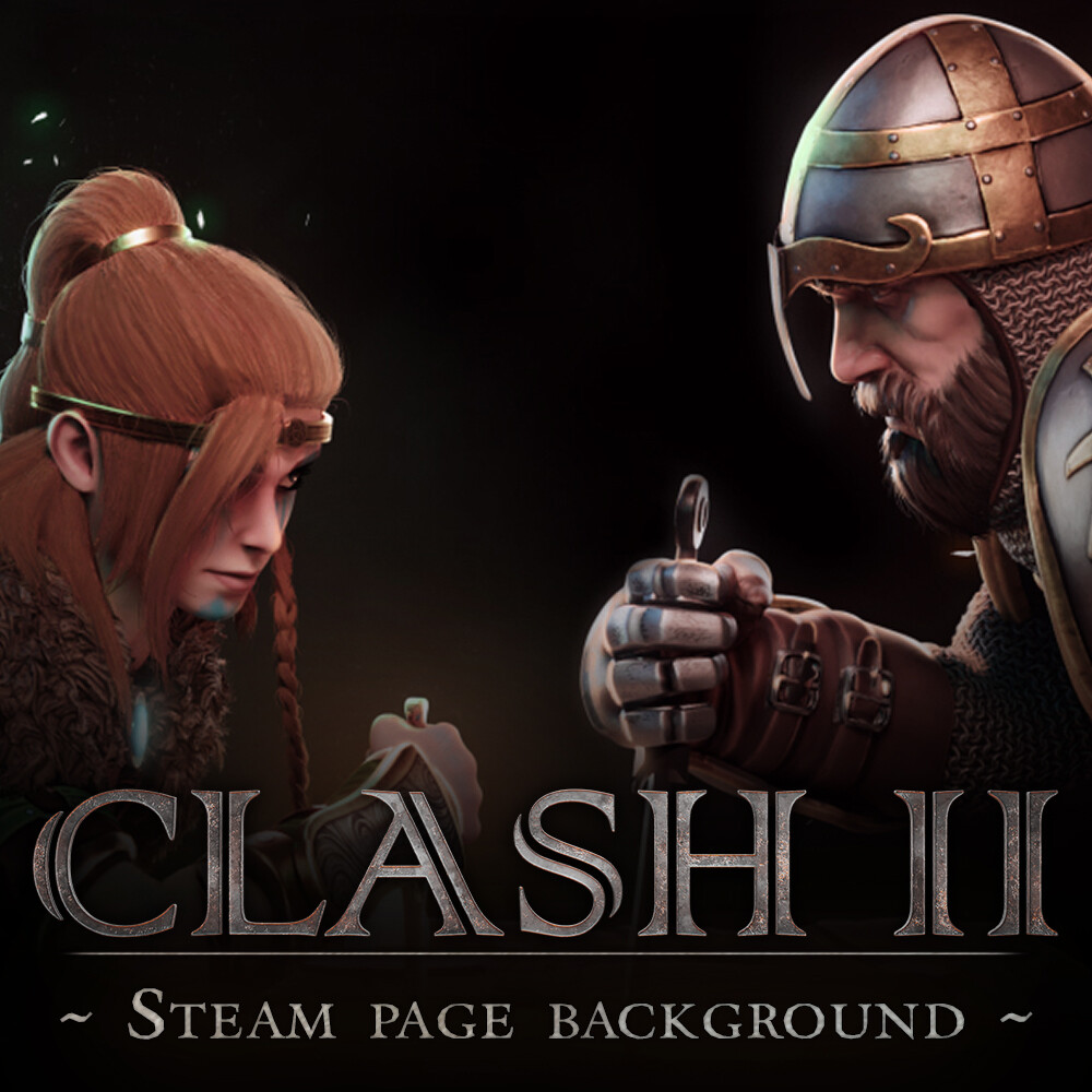 ArtStation - Clash II - Steam background