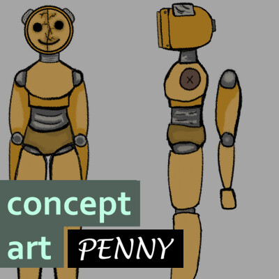 ArtStation - Character concept : penny