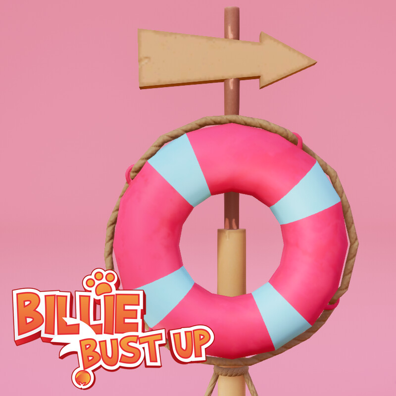 ArtStation - Billie Bust Up - Props