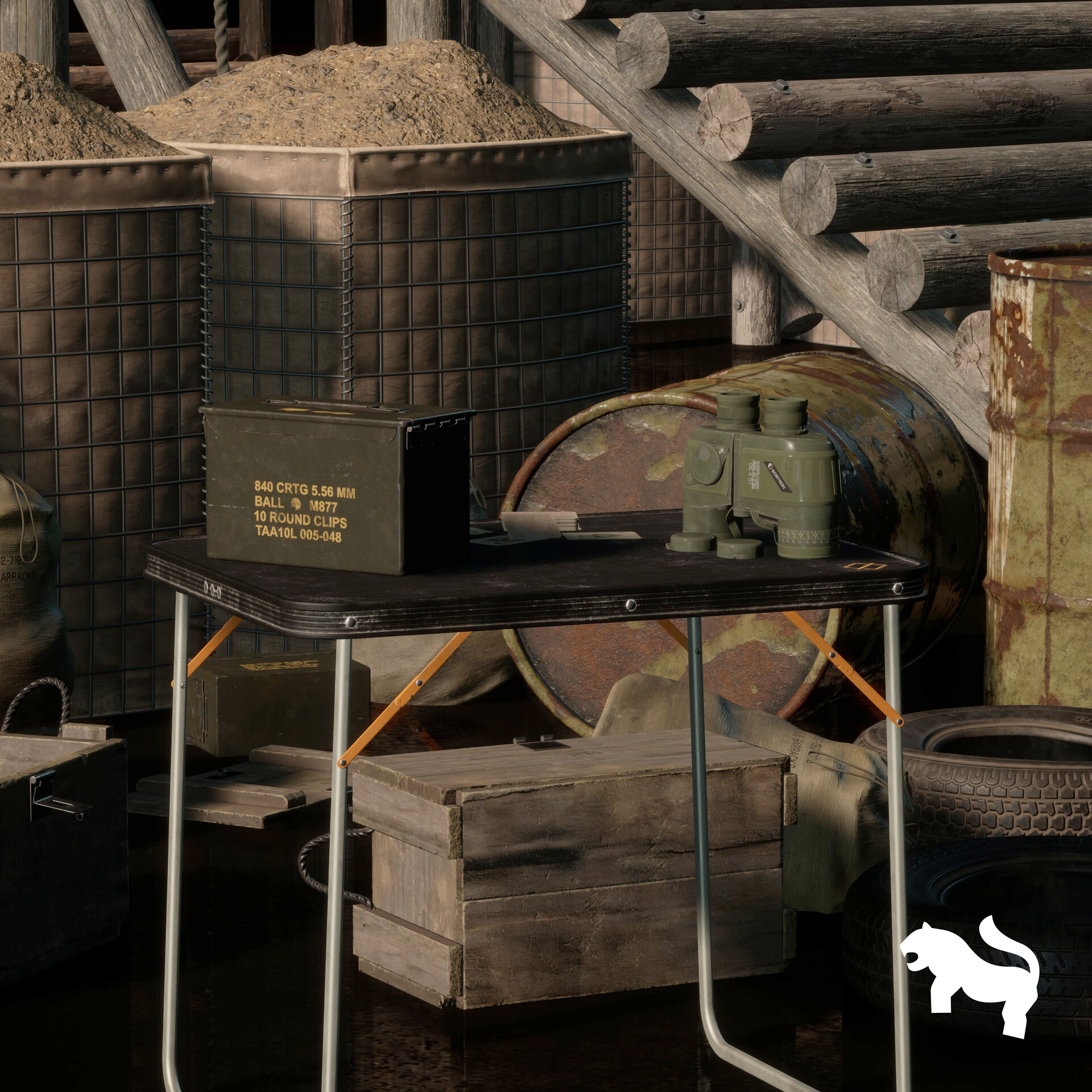 ArtStation - Military Exterior Props - Showcase Level