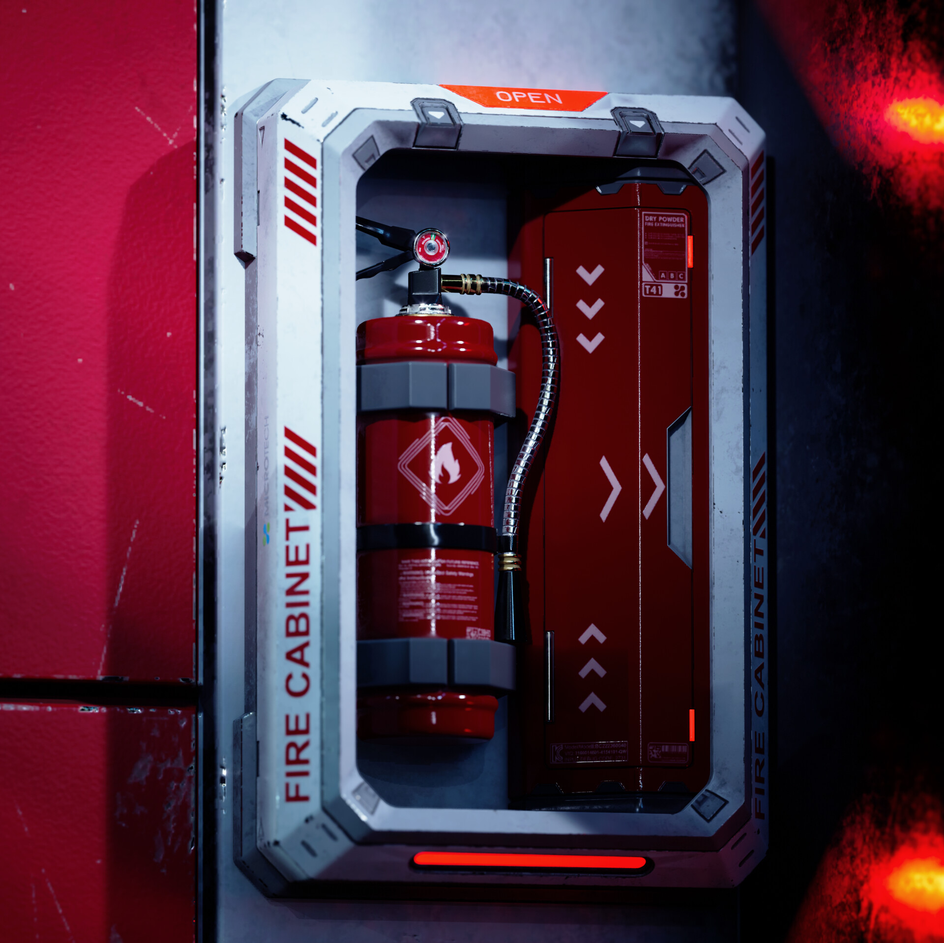 ArtStation - Fire Extinguisher and Ventilation Fan