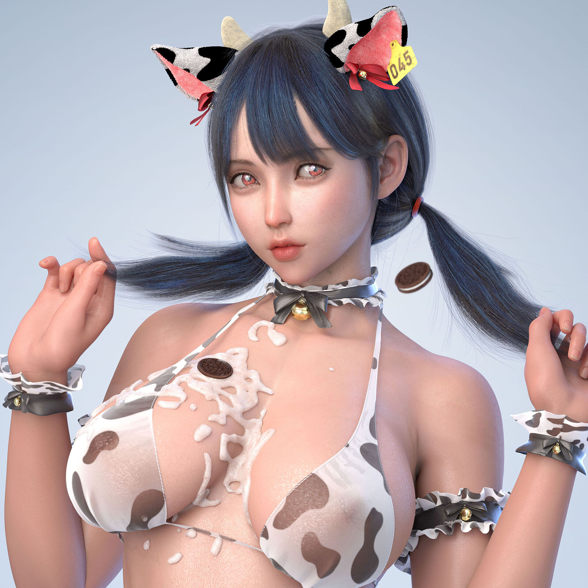 ArtStation - Cow Cosplay Girl
