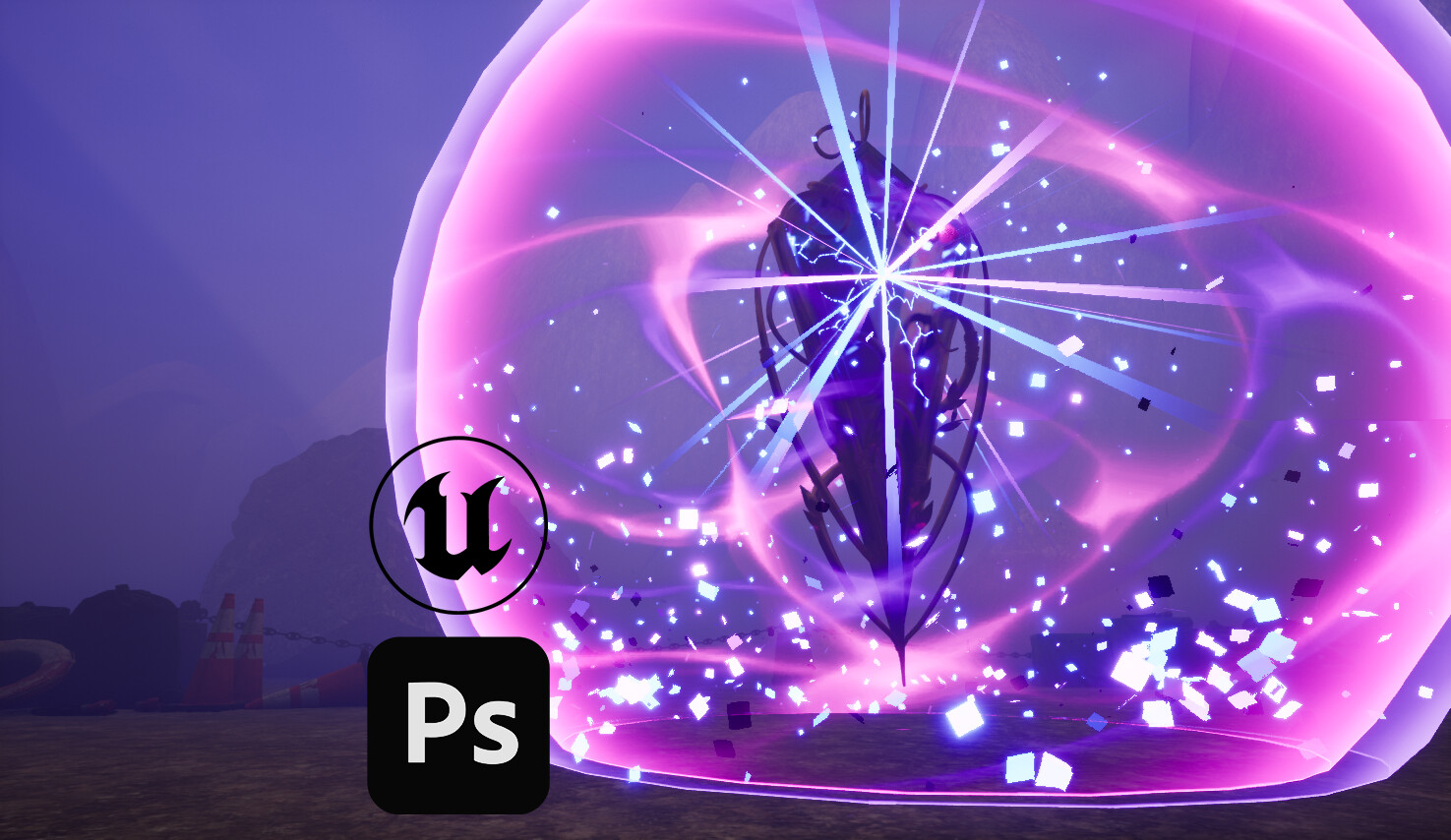 ArtStation - Particle Shield Effect - Unreal Engine 5