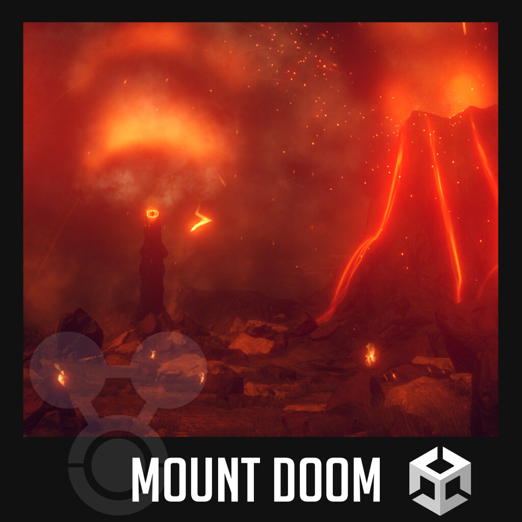 ArtStation - Mount Doom Scene - VFX