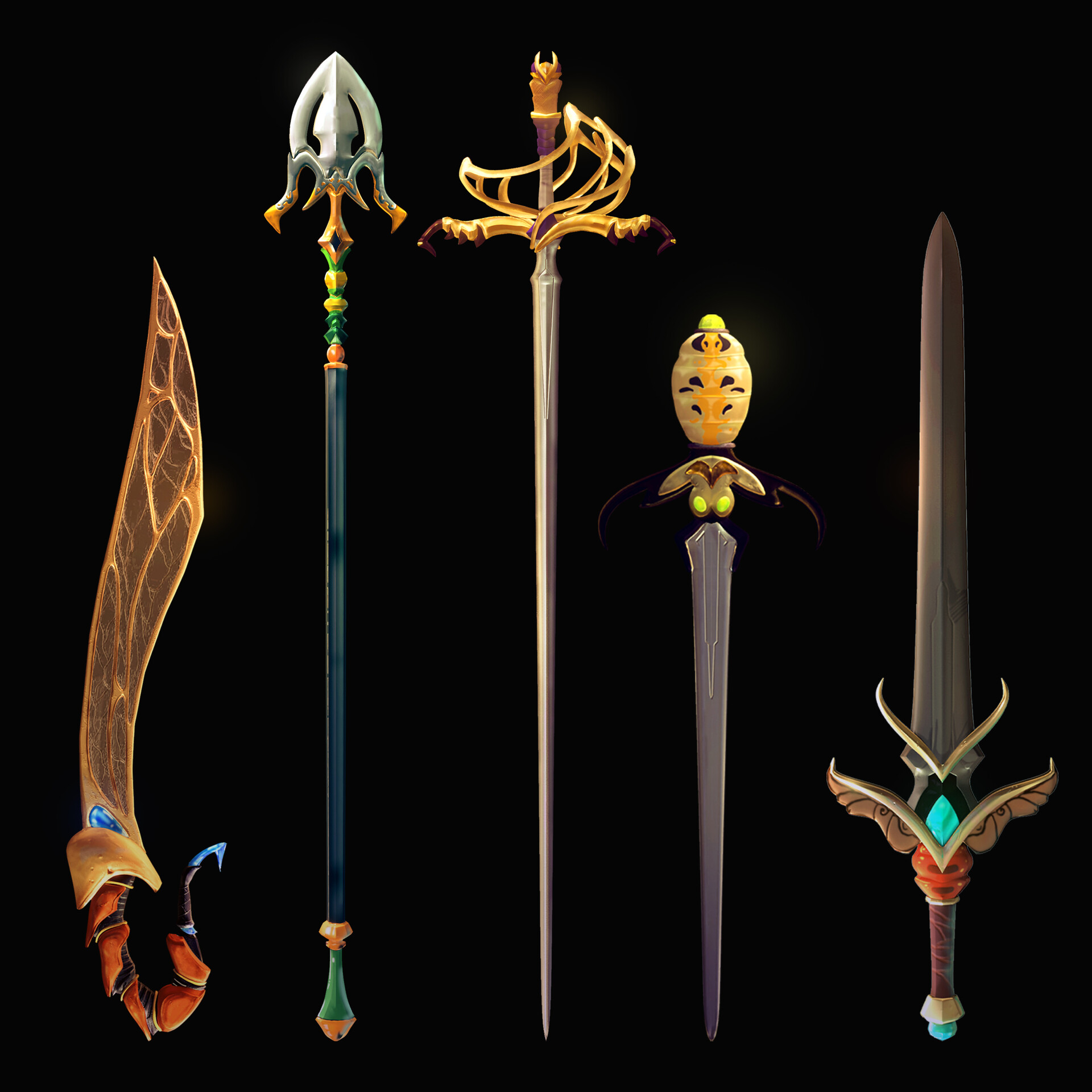 ArtStation - Insects weapons