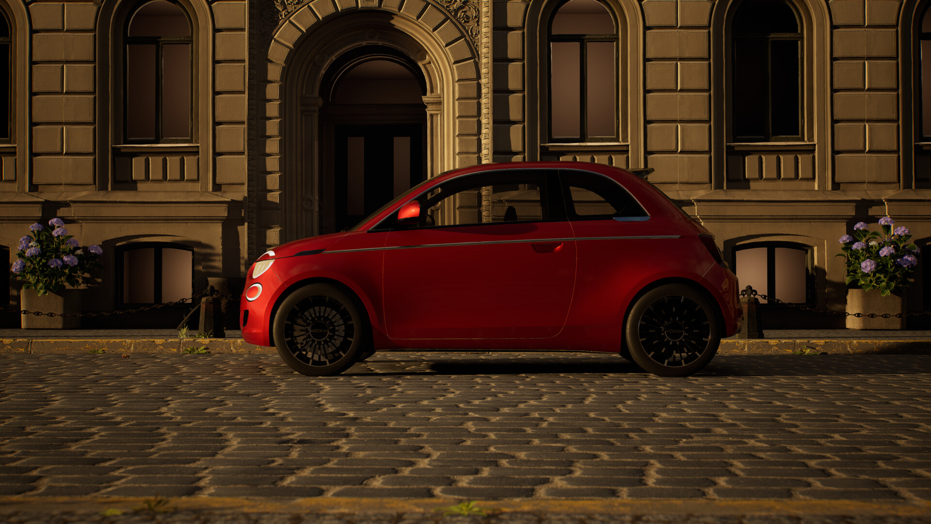 ArtStation - Fiat 500e - Unreal Engine 5