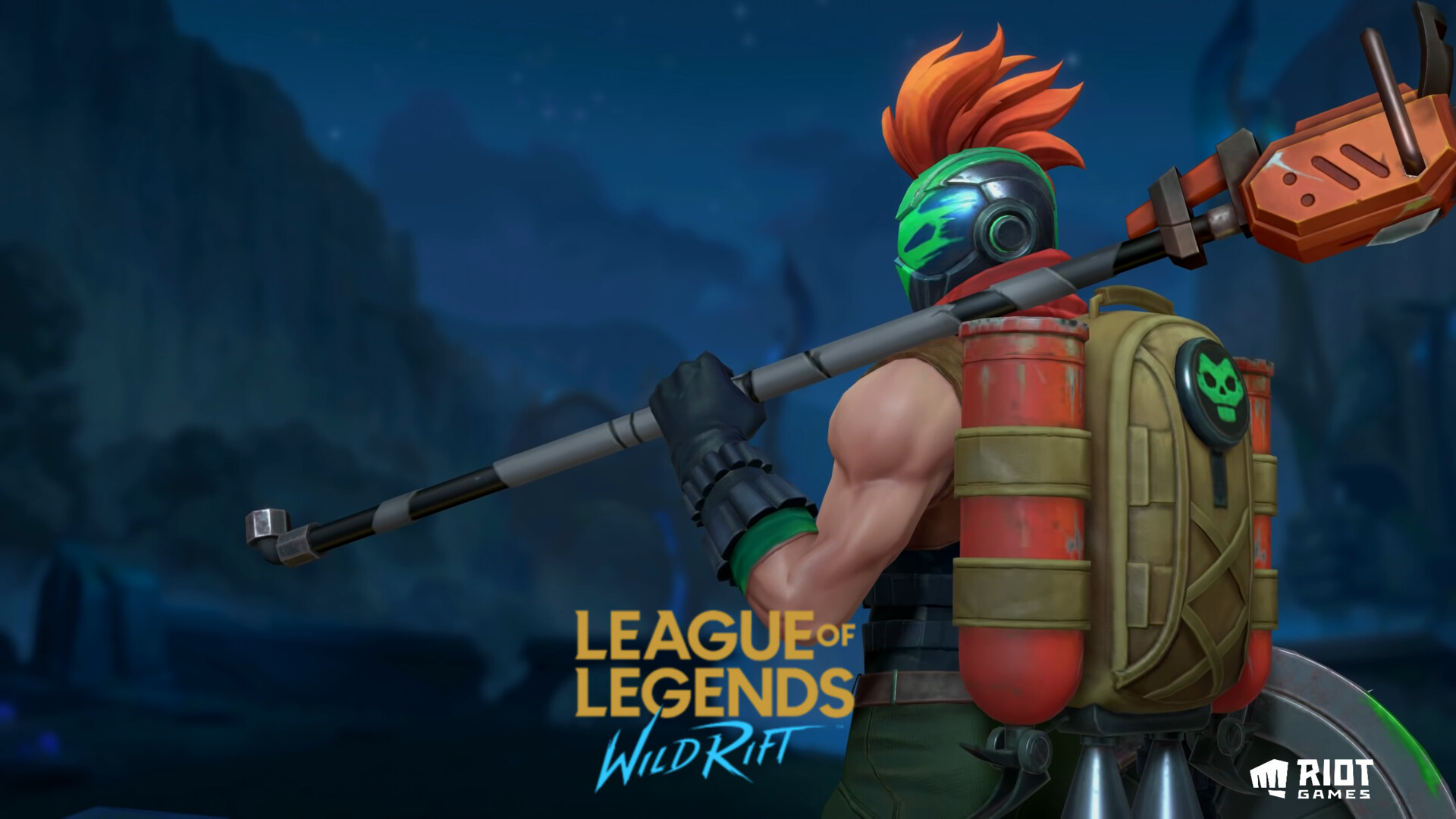 ArtStation - Zombie Slayer Pantheon Wild Rift Skin Turntable Animation