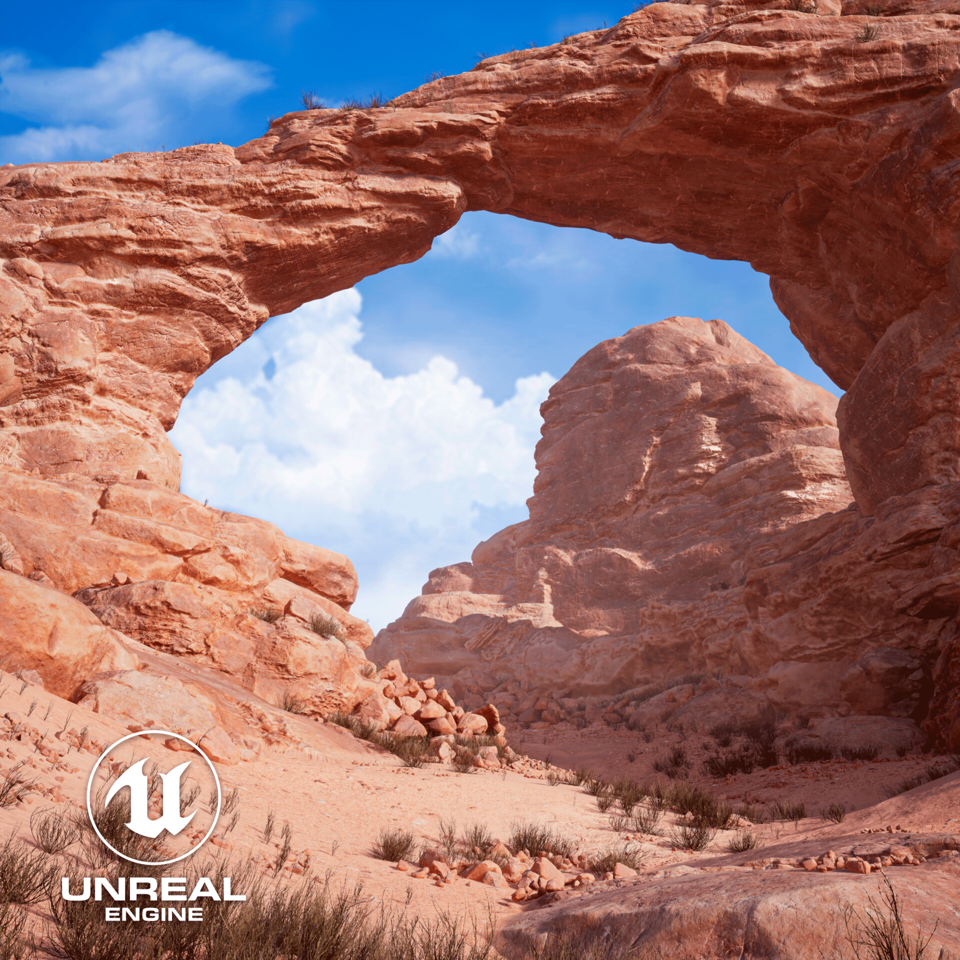 ArtStation - Rocky Desert