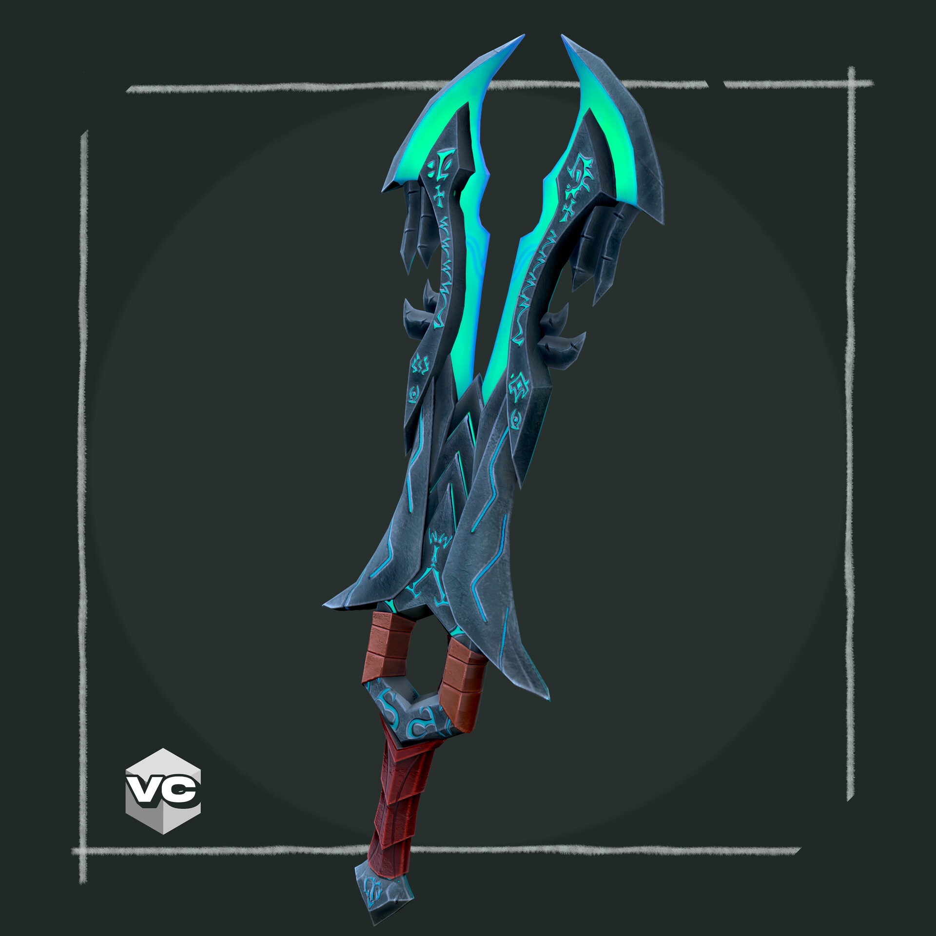 ArtStation - Runic Sword - Stylized