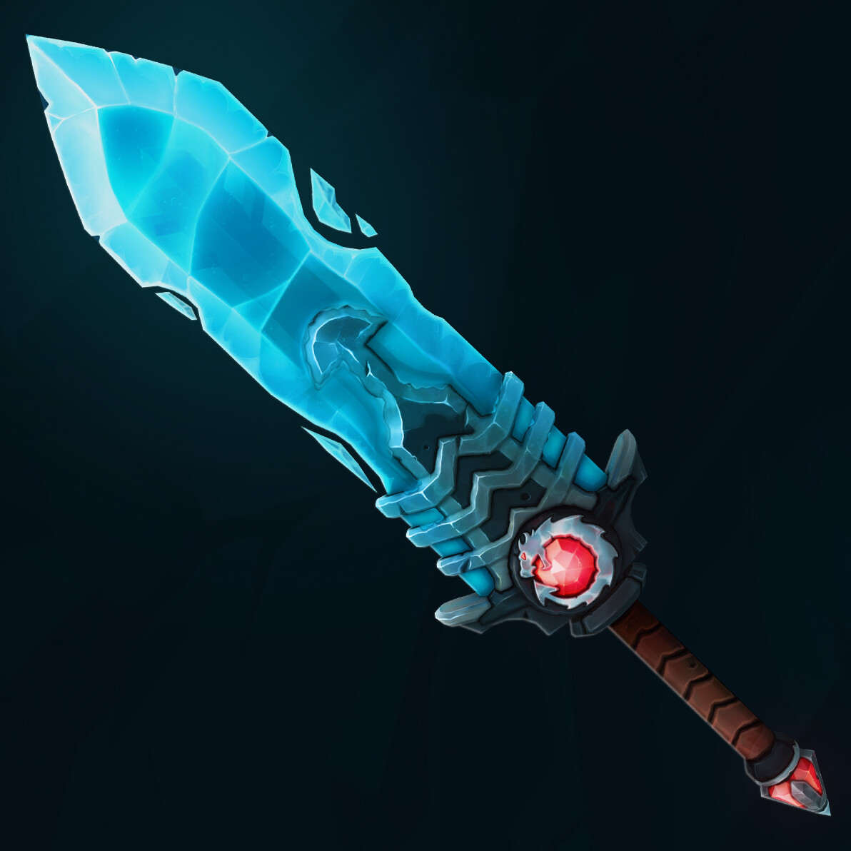 ArtStation - Handpained Cthulhu Sword - Challenge