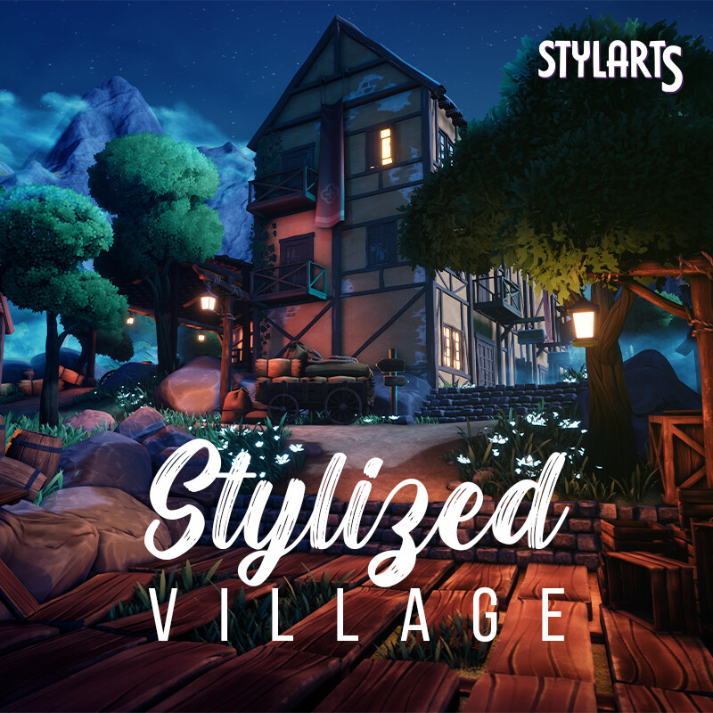 ArtStation - Modular Stylized Village