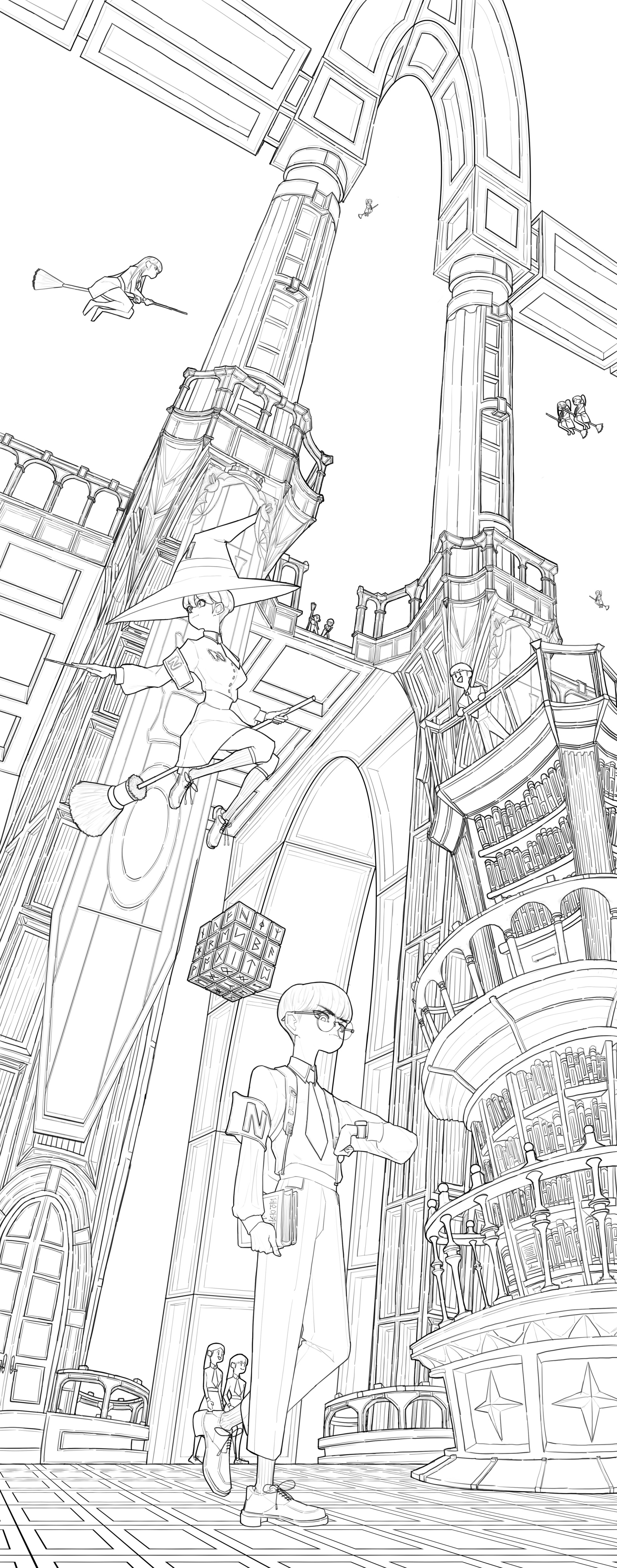 ArtStation - magic school