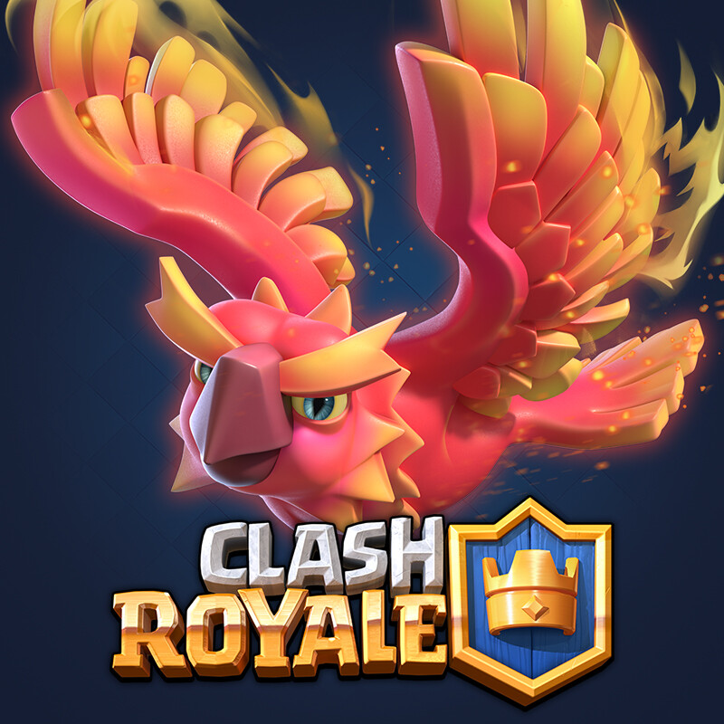 ArtStation - Clash Royale - Phoenix: UI icon & Poses