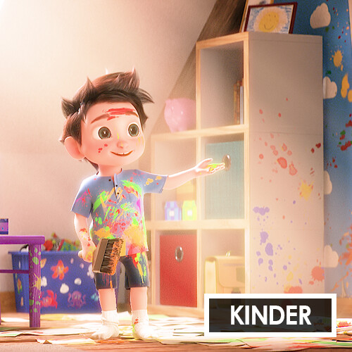ArtStation - KINDER Chocolate