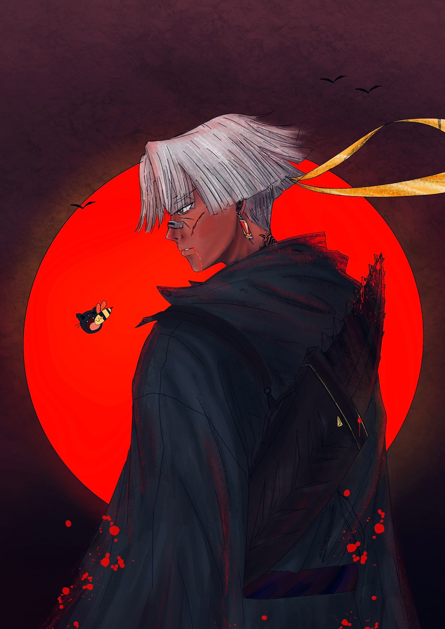 ArtStation - Red Moon