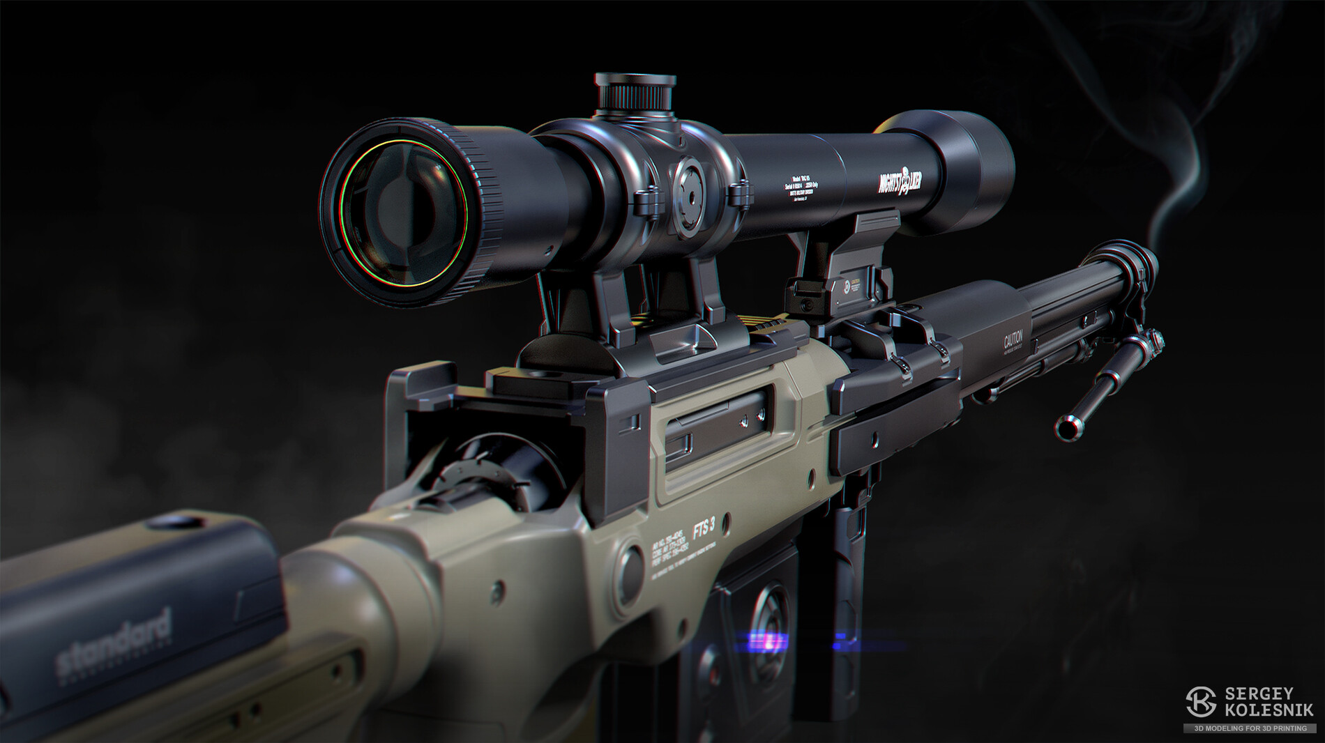 ArtStation - Precision-X Marksman Rifle