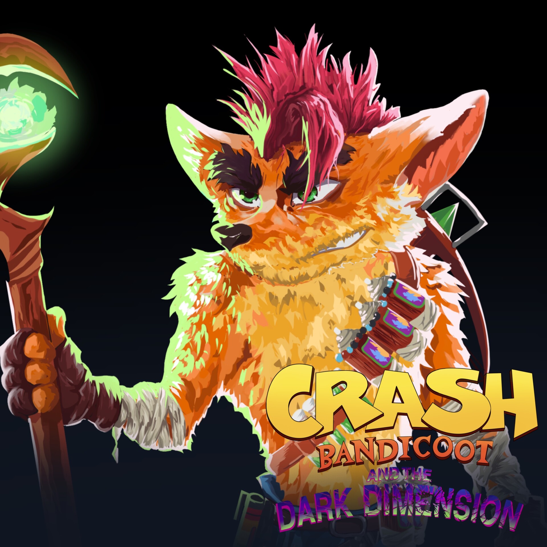 ArtStation - Crash Bandicoot and the Dark Dimension: Crash Bandicoot