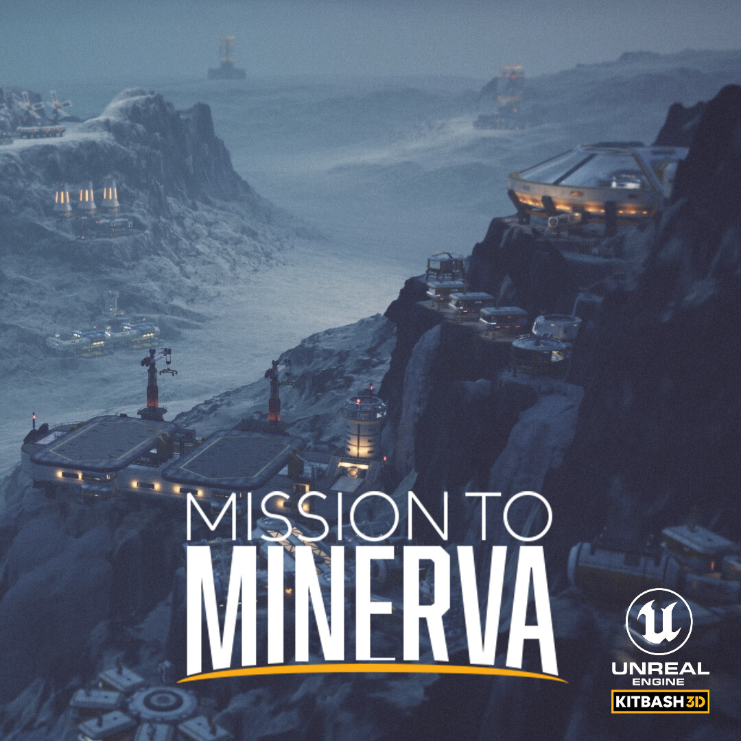 ArtStation - Mission To Minerva - #KB3Dchallenge