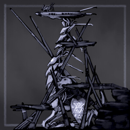 ArtStation - Banuk Inspired Structures: HZD Fan Art