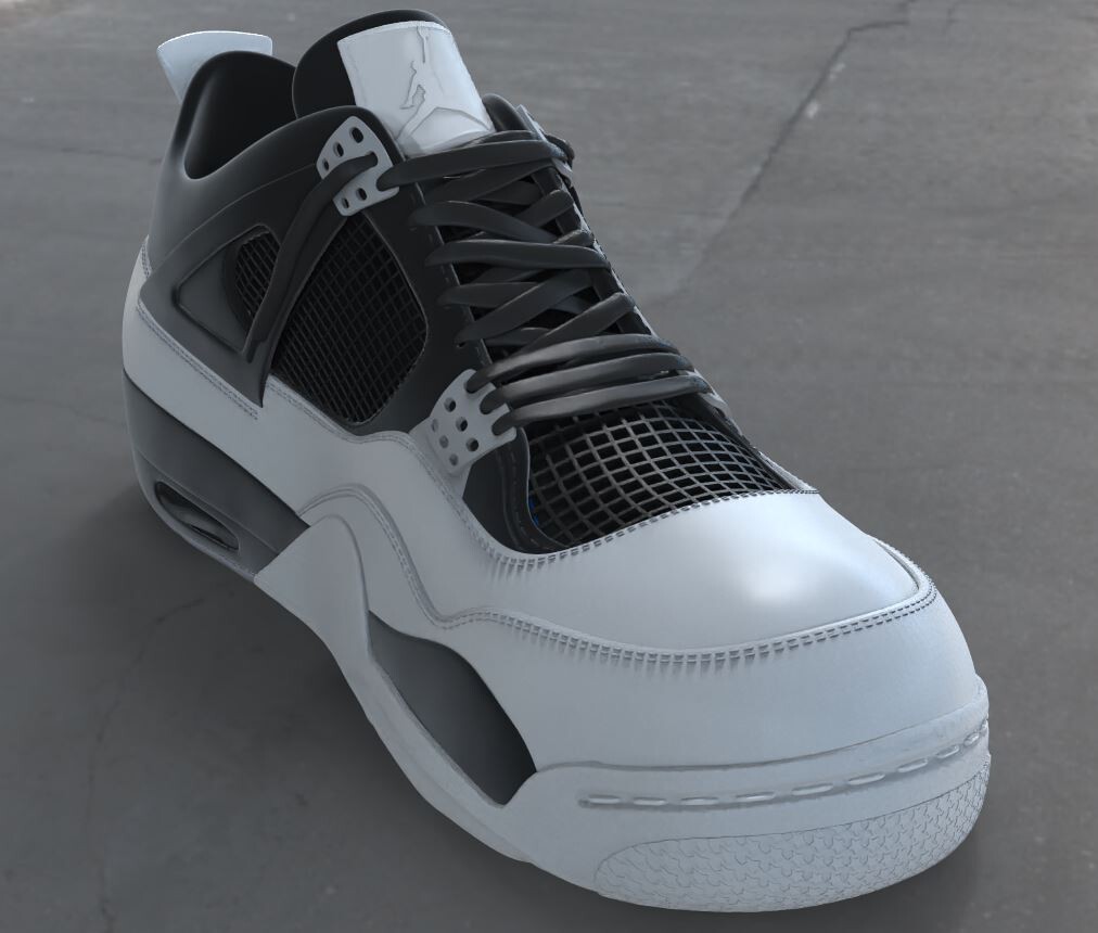 ArtStation - Nike Jordan 4 Retro motorsports