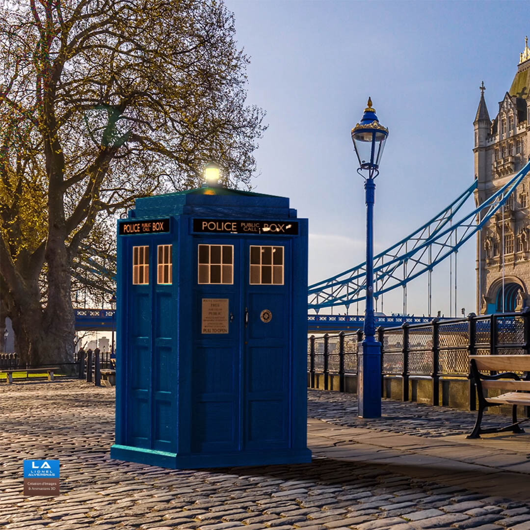 ArtStation - TARDIS landing SFX with Houdini and DaVinci