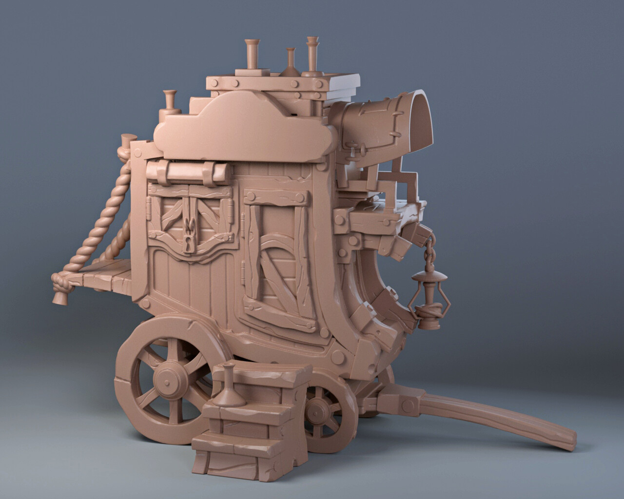 ArtStation - Environmental halloween sets