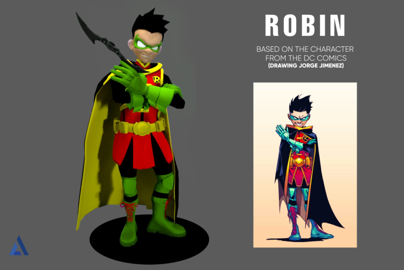ArtStation - Robin - Damian Wayne (Supersons)
