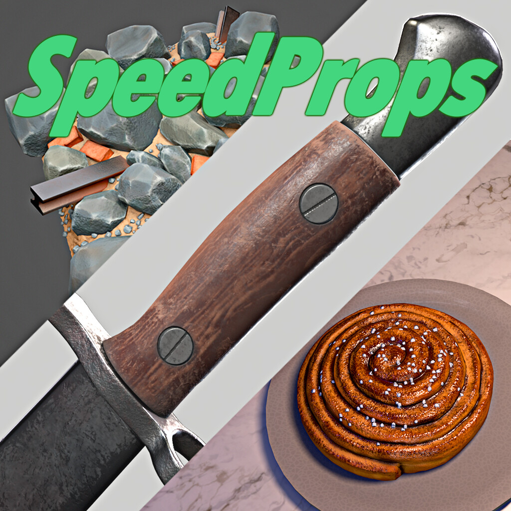 ArtStation - SpeedProps Week with different themes