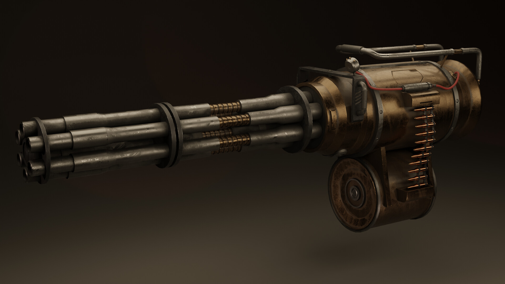 ArtStation - Steampunk machingun