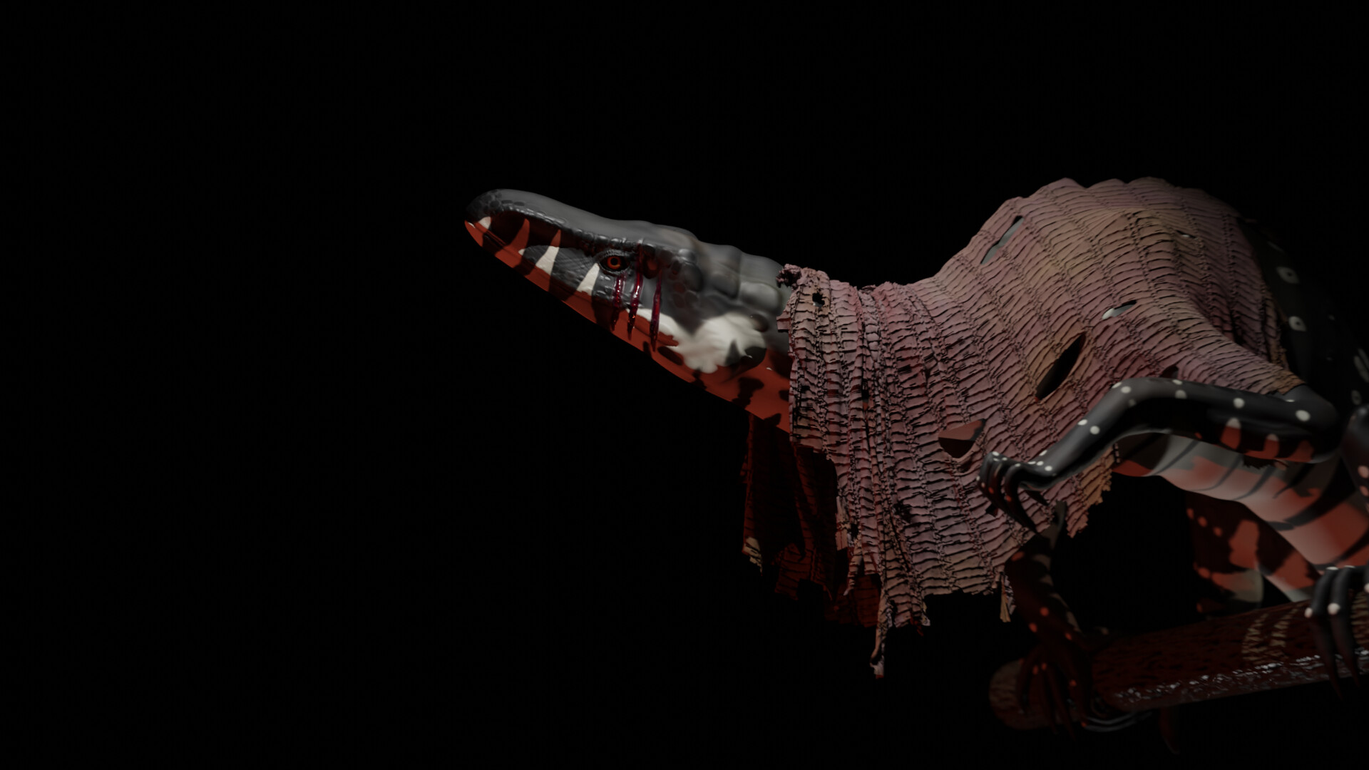 ArtStation - Monitor lizard creature