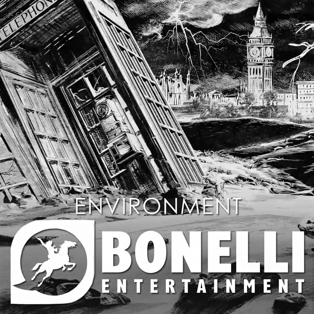ArtStation - Bonelli - Dylan Dog environment