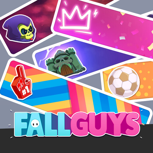 ArtStation - Fall Guys Nameplates
