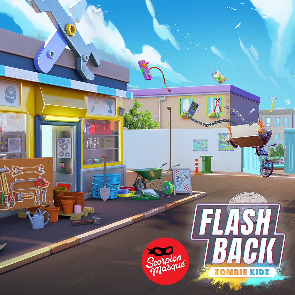 ArtStation - [ Flashback Zombie Kidz - Scorpion Masqué - 04 ]