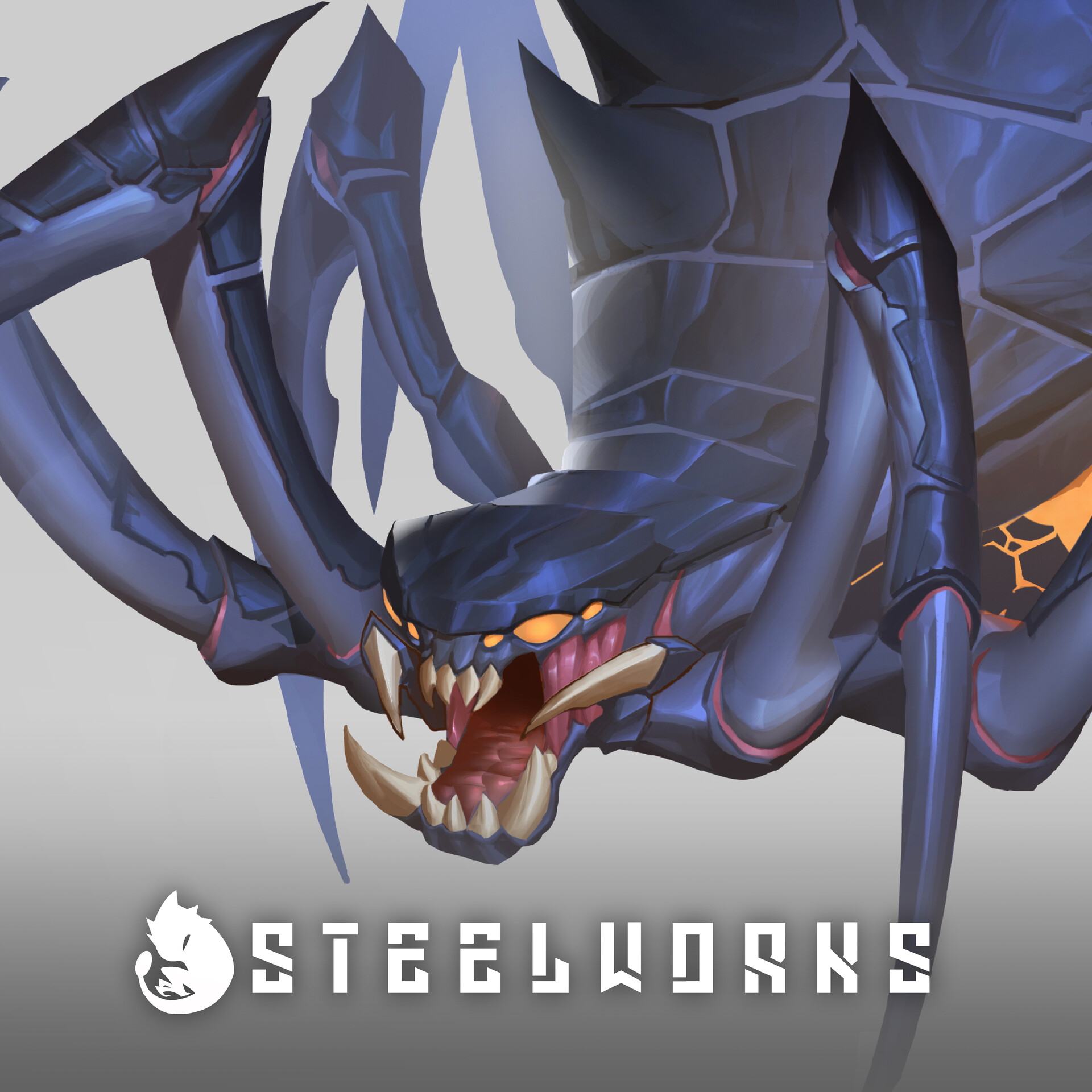 ArtStation - Steelworks: Lava Spider