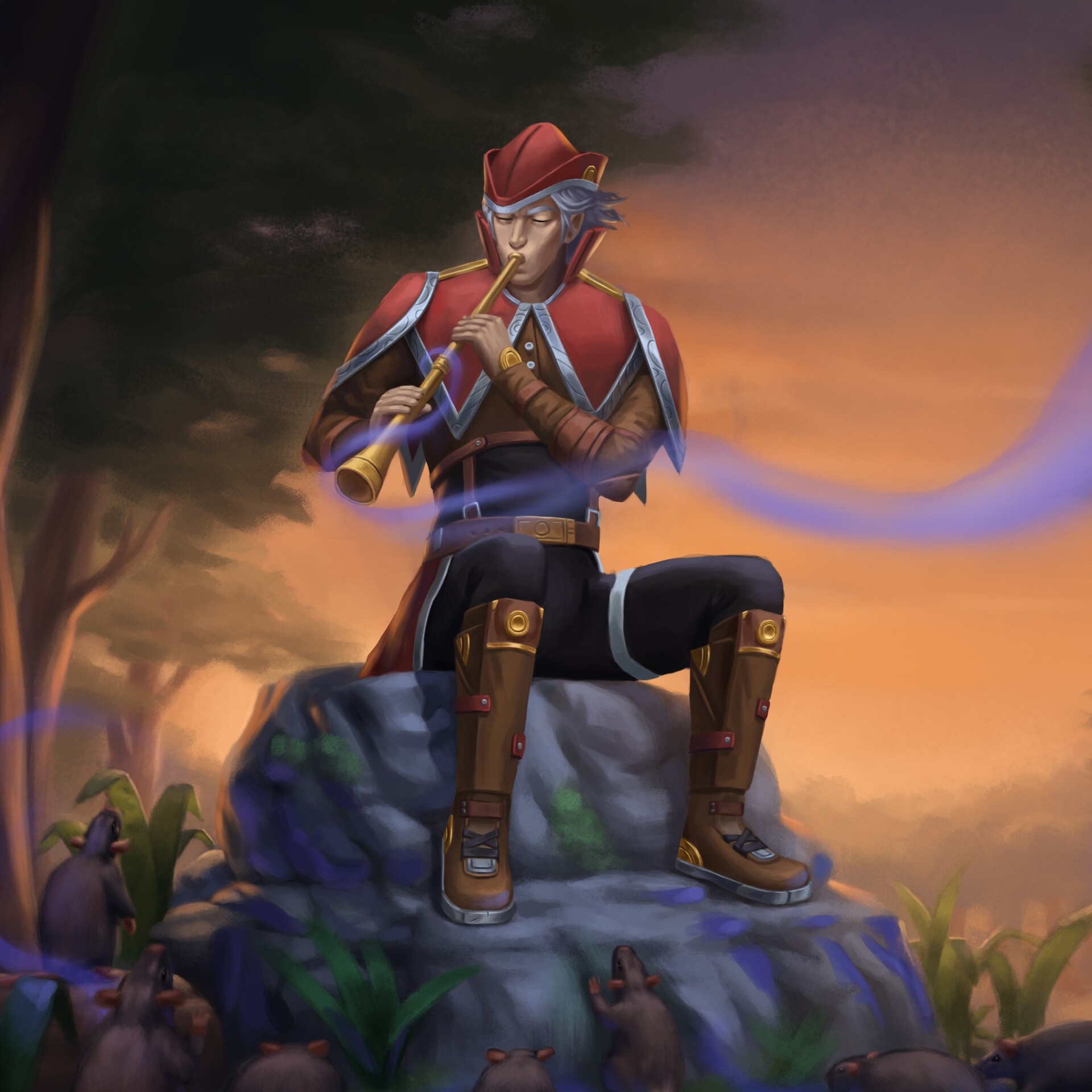 ArtStation - Coop, the famous bard