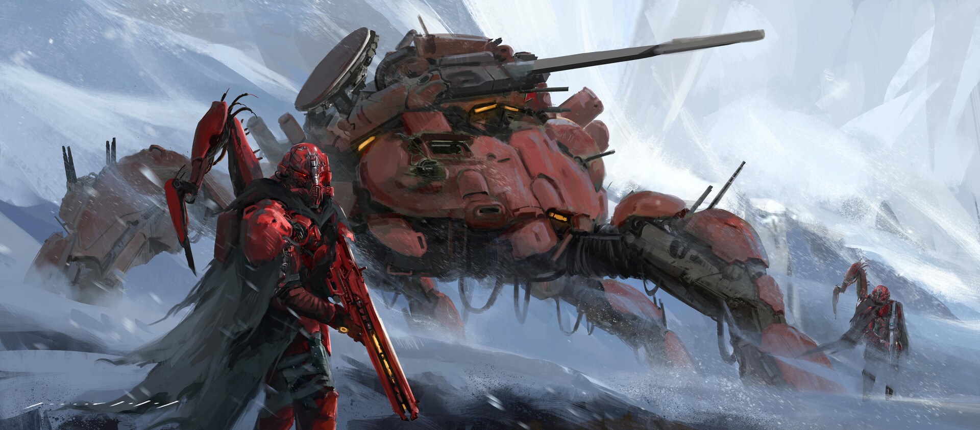 ArtStation - Mechs sketch